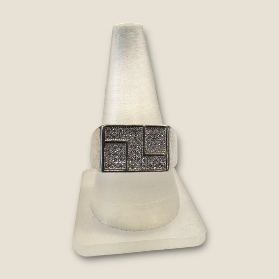 925 STRLING SILVER MEN'S RING WITH LOVELY DESIGN | SGR268